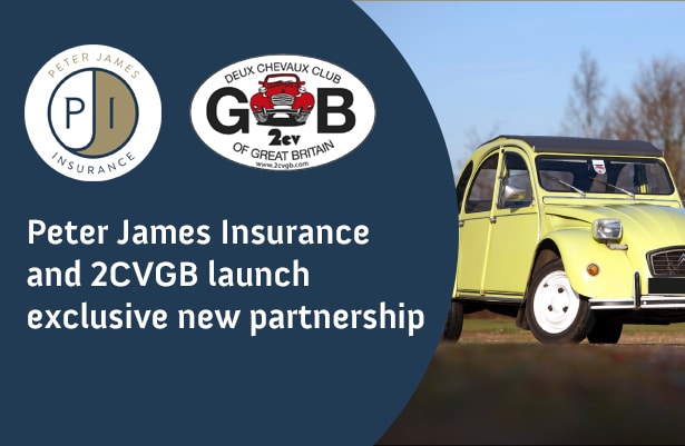 Peter James Insurance announces new partnership with 2CVGB Club ...
